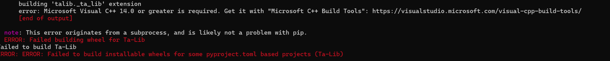 安装TA-Lib的血泪史与终极解决方案_ta-lib-0.4.32-cp313-cp313-win-amd64.whl-CSDN博客