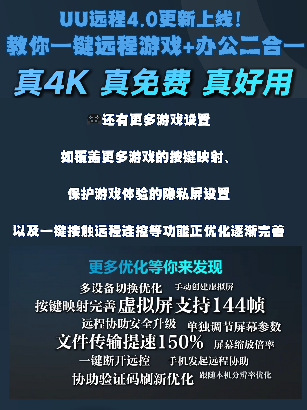 UU远程4.0更新上线！教你一键远程游戏+办公二合一_uu远程4.0下载-CSDN博客