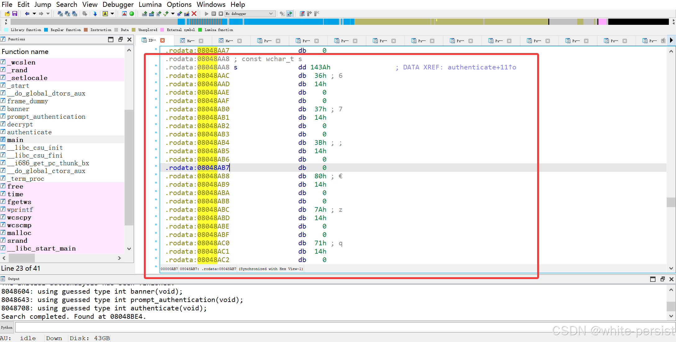 【攻防世界】reverse | no-strings-attached 详细题解 WP-CSDN博客