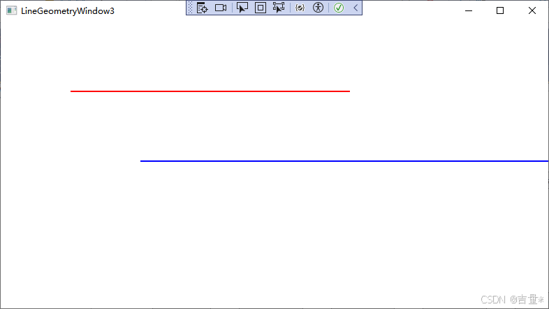 WPF系列十：图形控件LineGeometry_wpf pathgeometry-CSDN博客