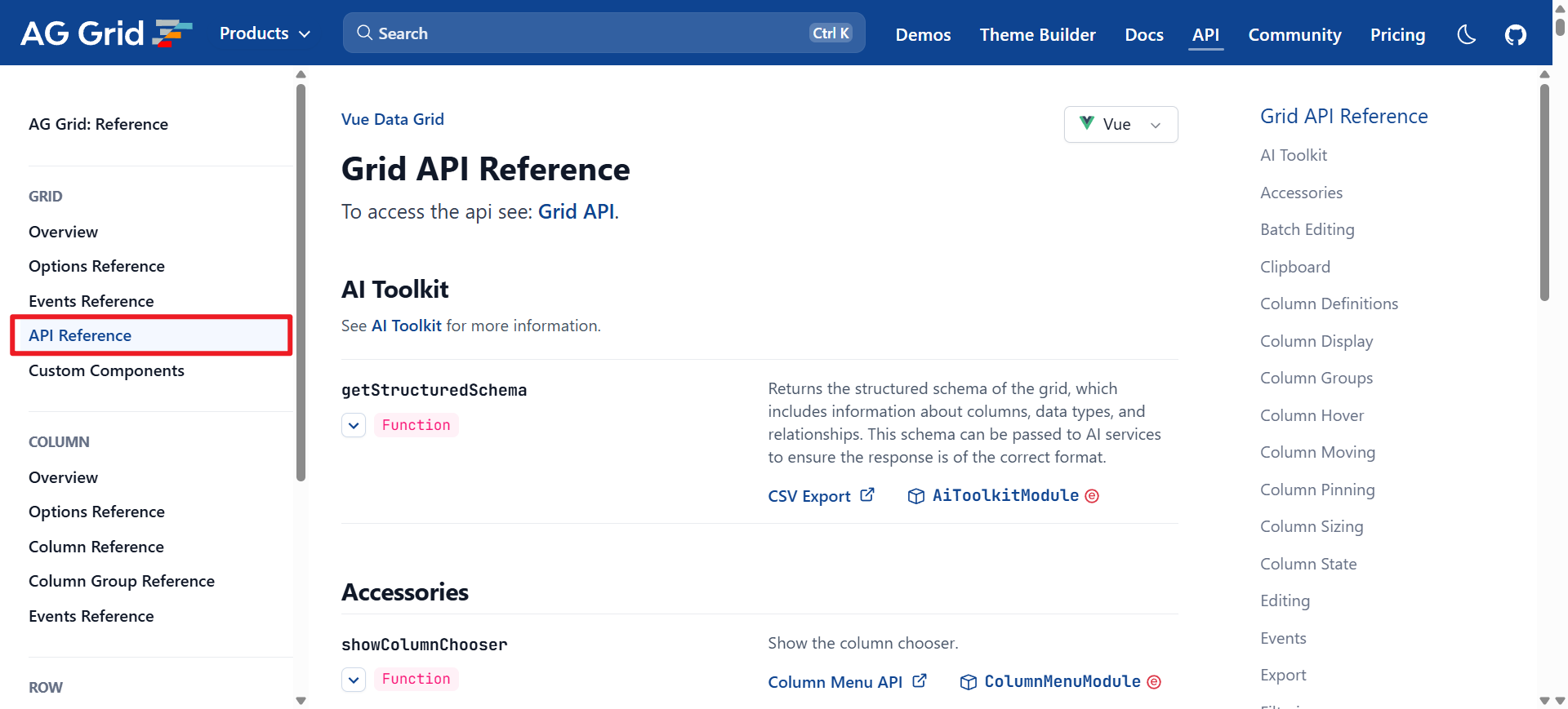 01 - 在 Vue3 中使用 AG grid-CSDN博客