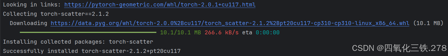 torch_cluster、torch_scatter、torch_sparse、torch_geometric四个包安装超详细版_torchscatter怎么装-CSDN博客