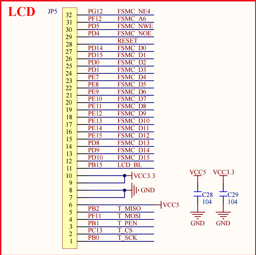 CubeMx FSMC驱动正点原子4.3寸TFTLCD屏幕_stm32f407zgt6 fsmc驱动lcd-CSDN博客