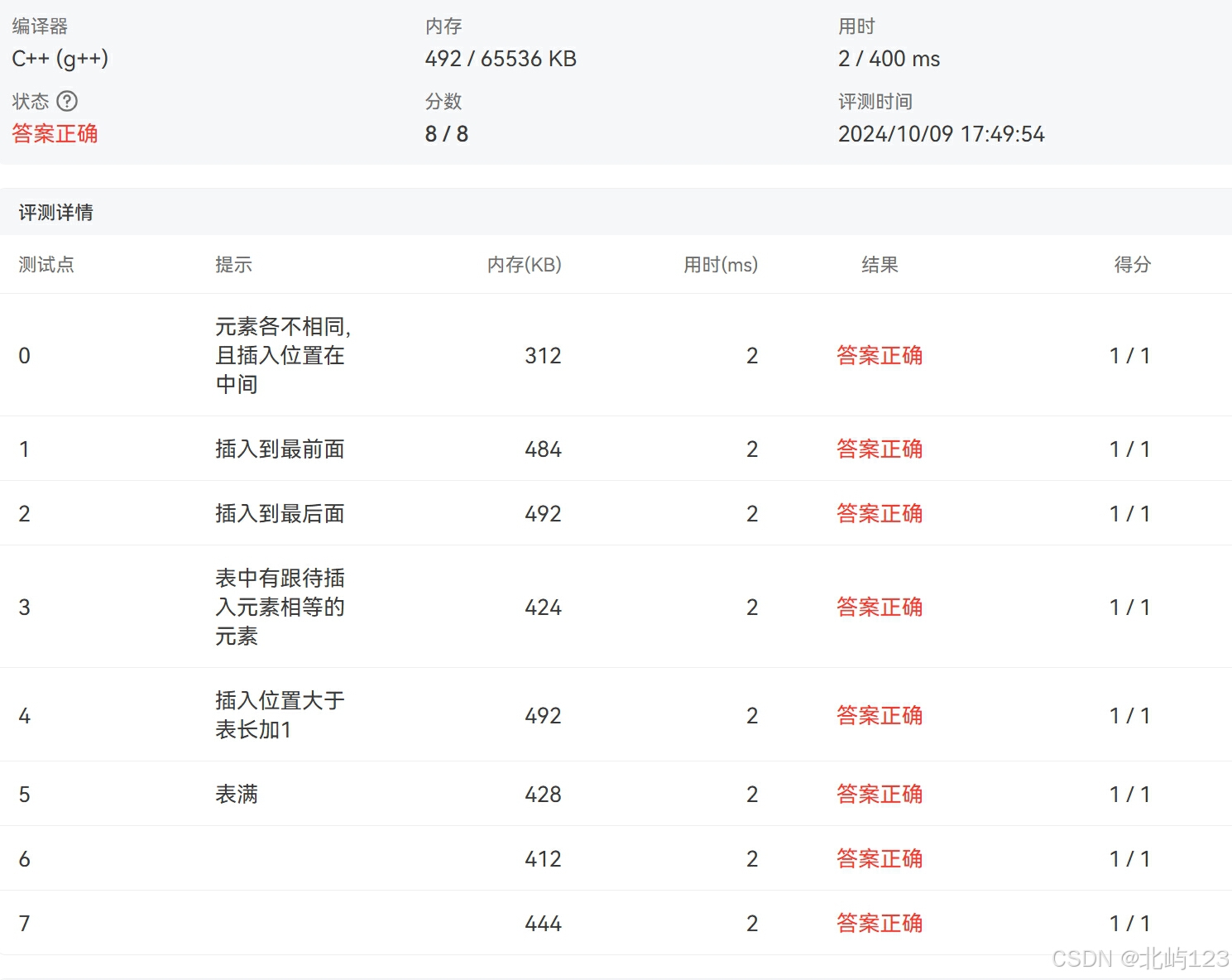 7-1 数据结构实验一 顺序表的插入-CSDN博客