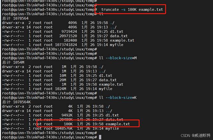 在 Linux 和类 Unix 操作系统中用于调整文件大小的命令truncate 详解_linux truncate-CSDN博客