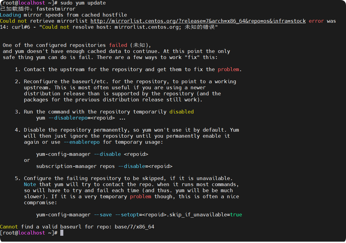 CentOS7.9遇到Cannot find a valid baseurl for repo: base/7/x86_64以及CentOS8.5安装docker及拉取redis ...
