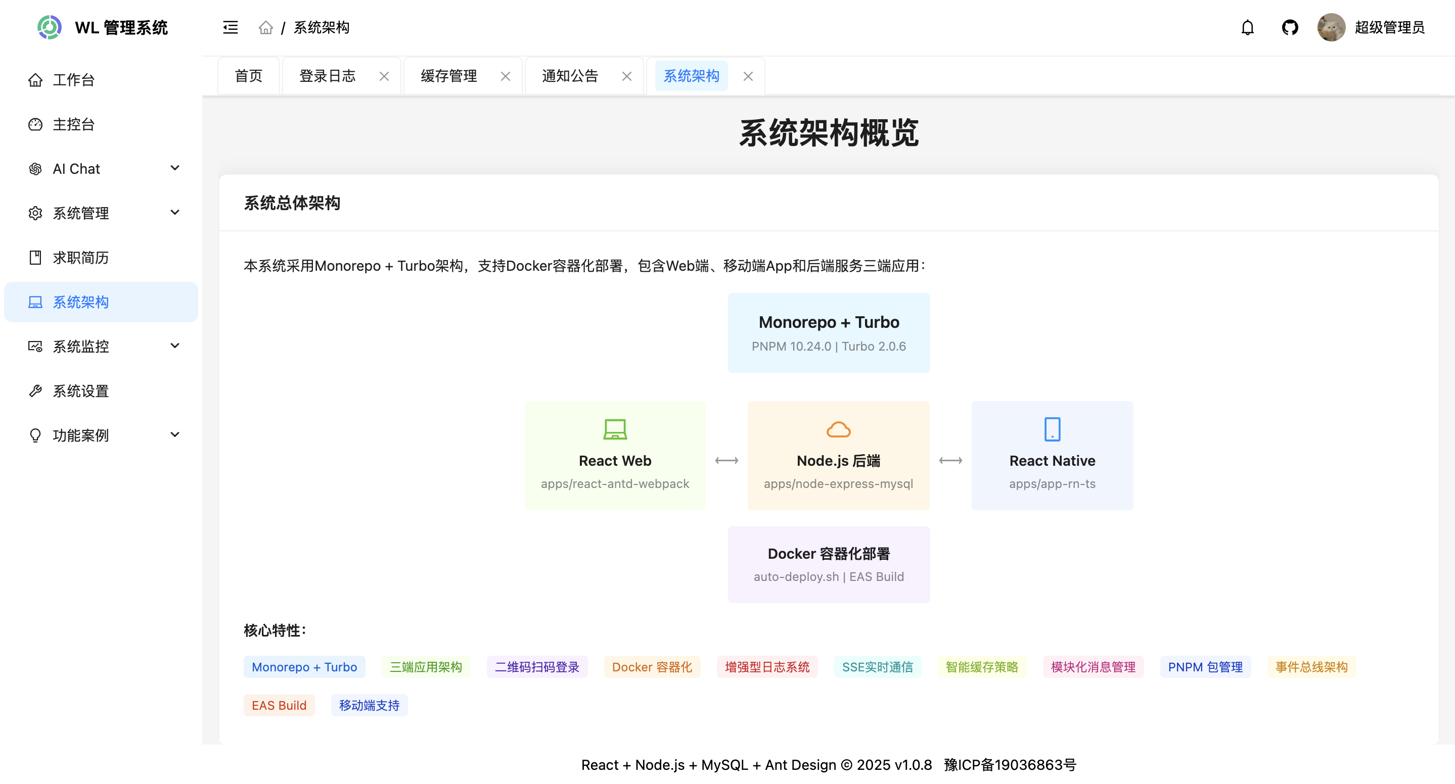 WlAdmin 全栈管理系统（中后台）-CSDN博客