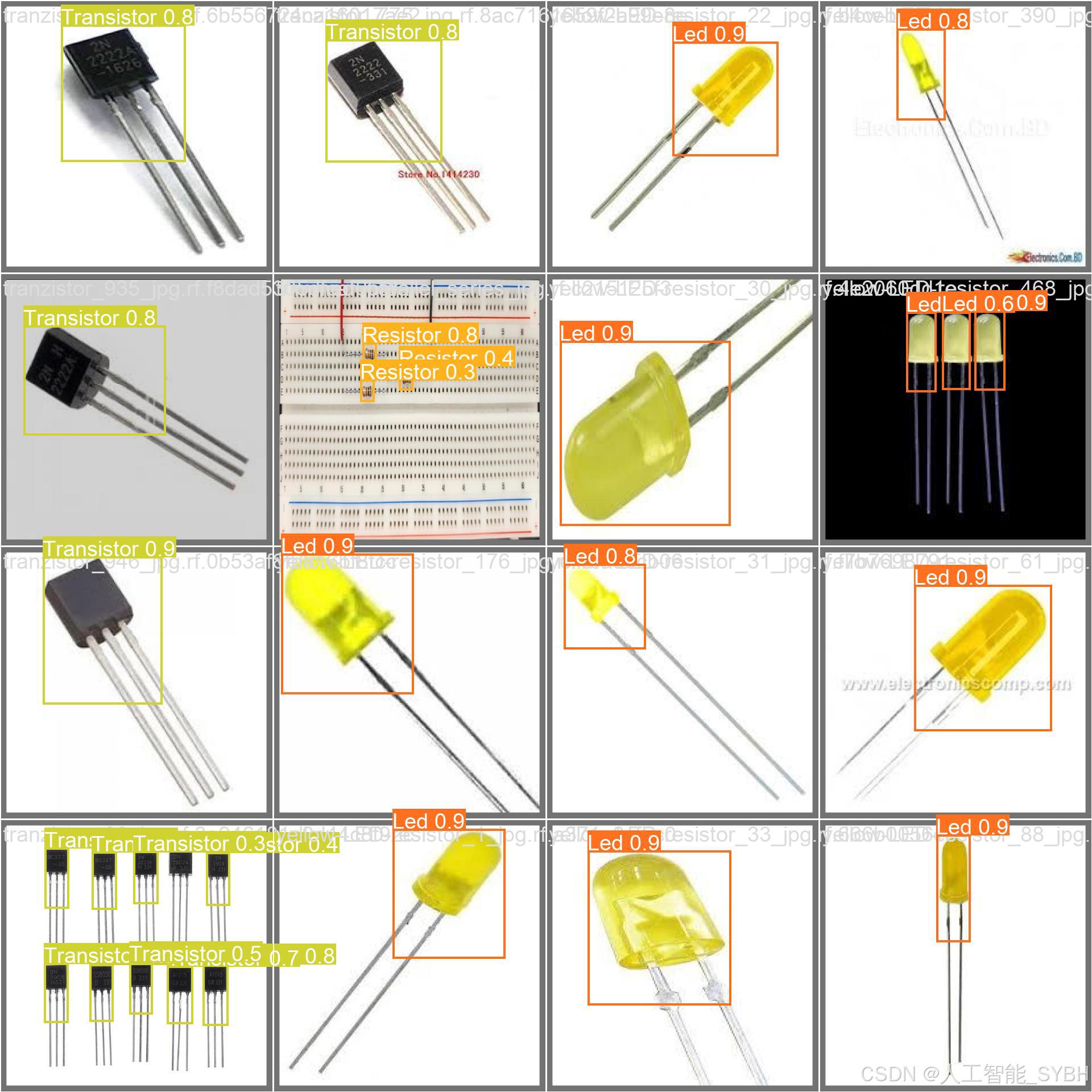 基于深度学习YOLOv10的电子元器件目标检测系统（YOLOv10+YOLO数据集+UI界面+Python项目源码+模型）_基于深度学习的电路板元器件目标检测研究-CSDN博客