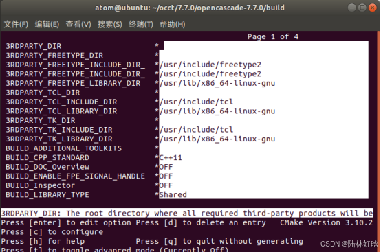 OCCT在linux以及windows下环境搭建以及测试_occt官网-CSDN博客