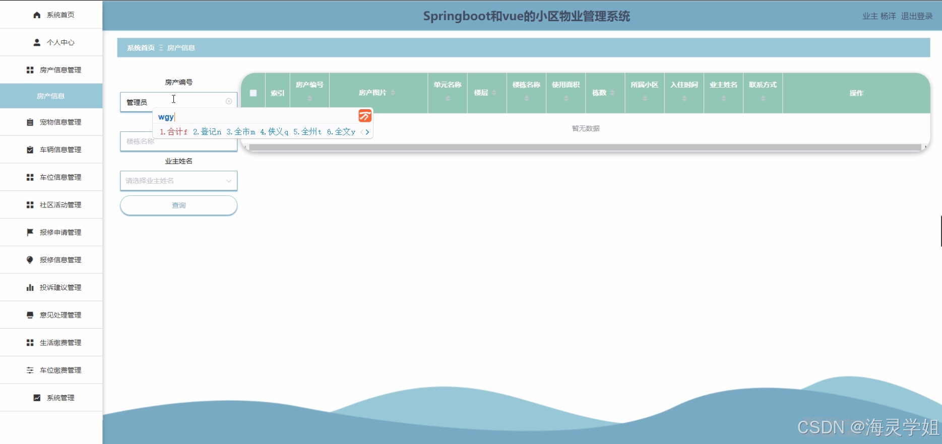 Python毕设和vue的小区物业管理系统程序论文小区物业管理系统pythonvue Csdn博客