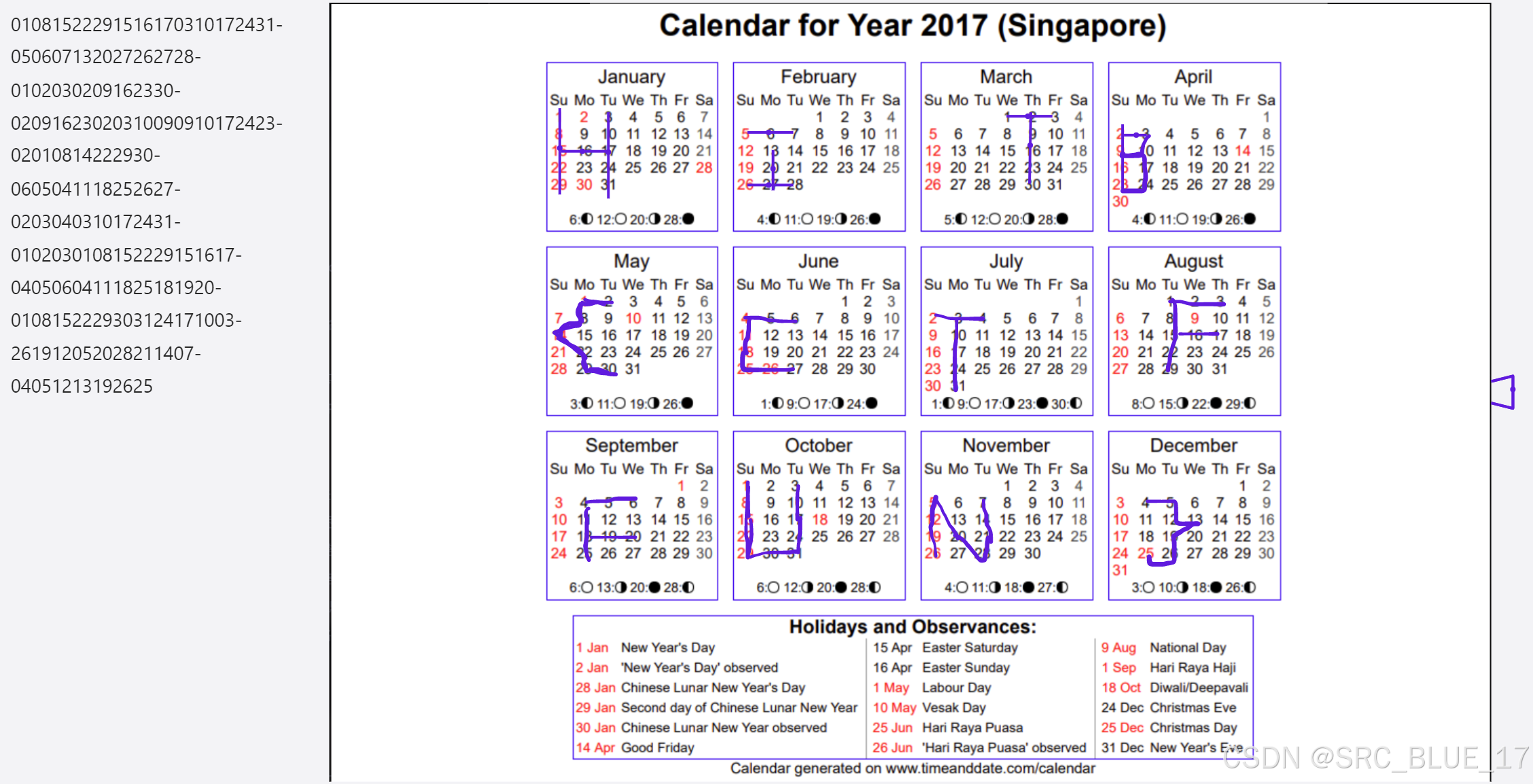 攻防世界 - Misc - Level 1 | 2017_Dating_in_Singapore_misc日历和数字-CSDN博客