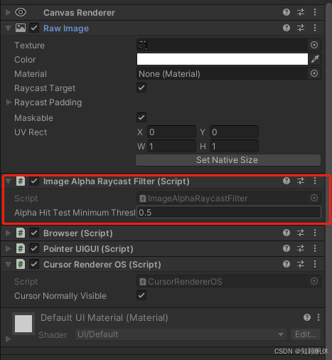 unity ui rawimage 透明穿透 alphaHitTestMinimumThreshold-CSDN博客