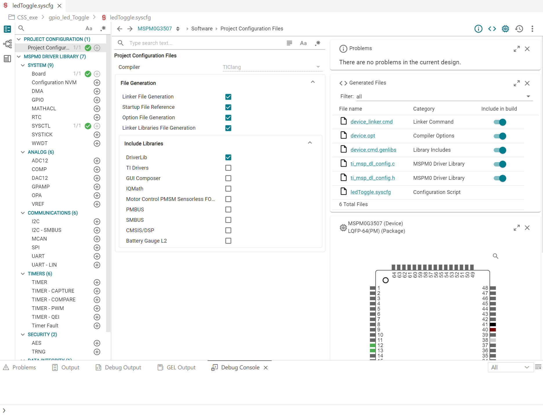 LP-MSPM0G3507学习--02建立新工程_mspm0g3507创建工程-CSDN博客