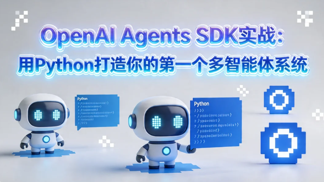 OpenAI Agents SDK实战：用Python打造你的第一个多智能体系统_python_杜子不疼.-龙虾开发者社区