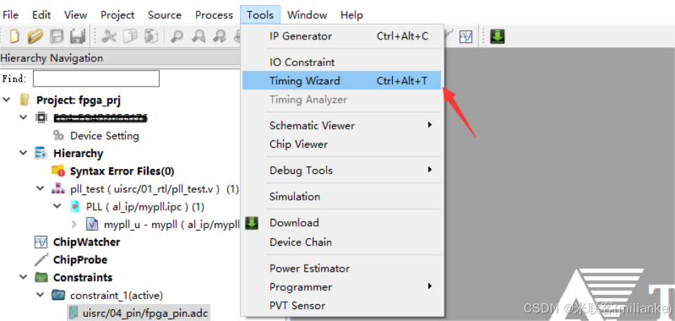 [米联派-安路飞龙DR1-FPSOC] FPGA基础篇连载-02使用安路TD开发工具创建FPGA工程_dr1m90geg484-CSDN博客