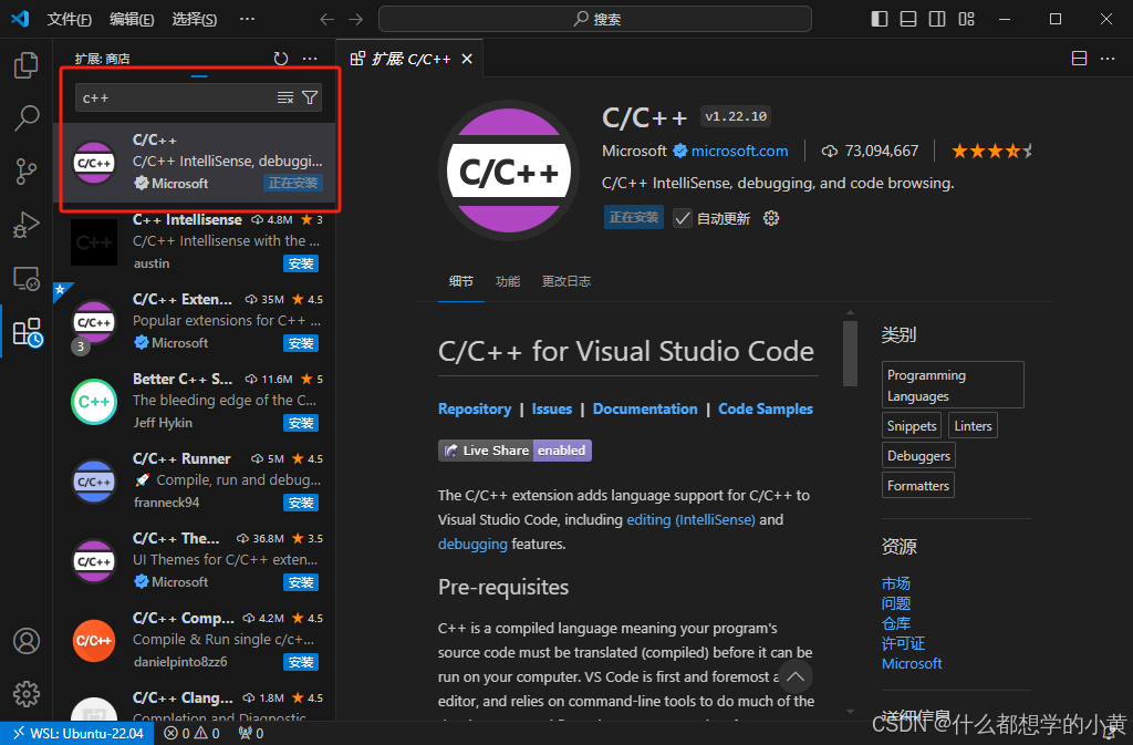 wsl下Ubuntu（Linux）配置VSCode环境（C、C++）_vscode wsl ubuntu-CSDN博客
