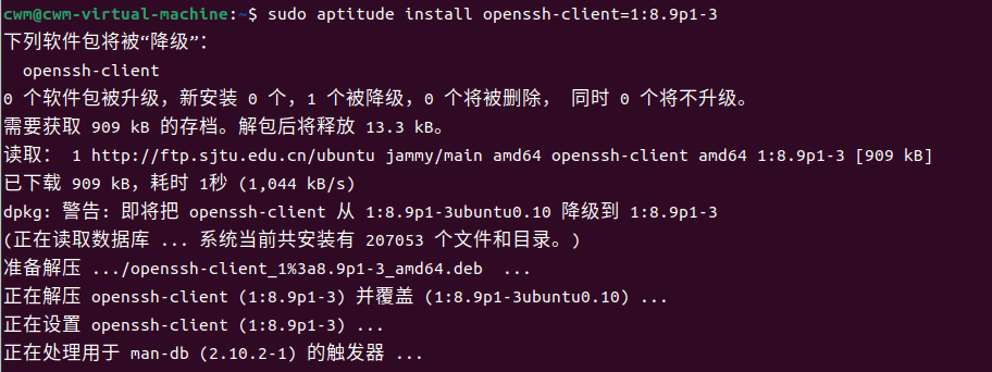 sudo apt-get install openssh-serve安装失败解决_apt install openssh-server-CSDN博客