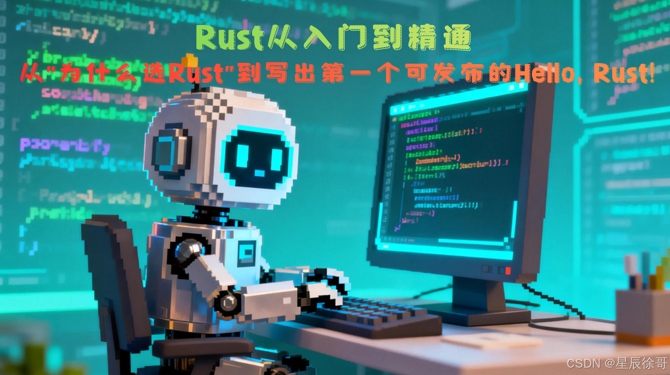Rust语言入门全攻略——从“为什么选Rust”到写出第一个可发布的Hello, Rust!-CSDN博客