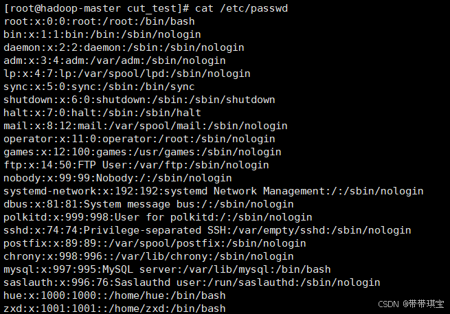 shell文本处理——cut与awk_shell cut 分隔符-CSDN博客