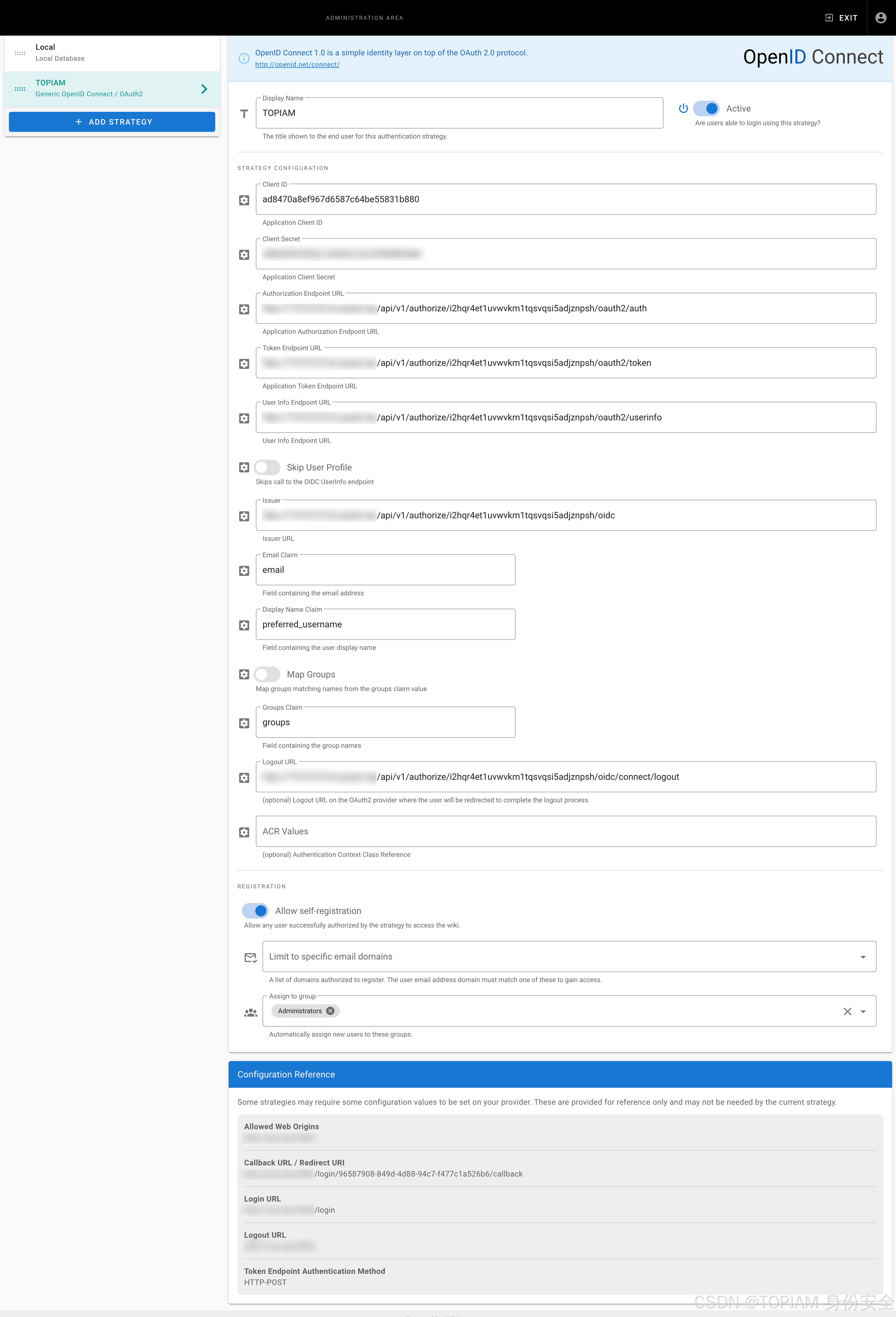 使用TOPIAM 轻松搞定「Wiki.js」单点登录-CSDN博客