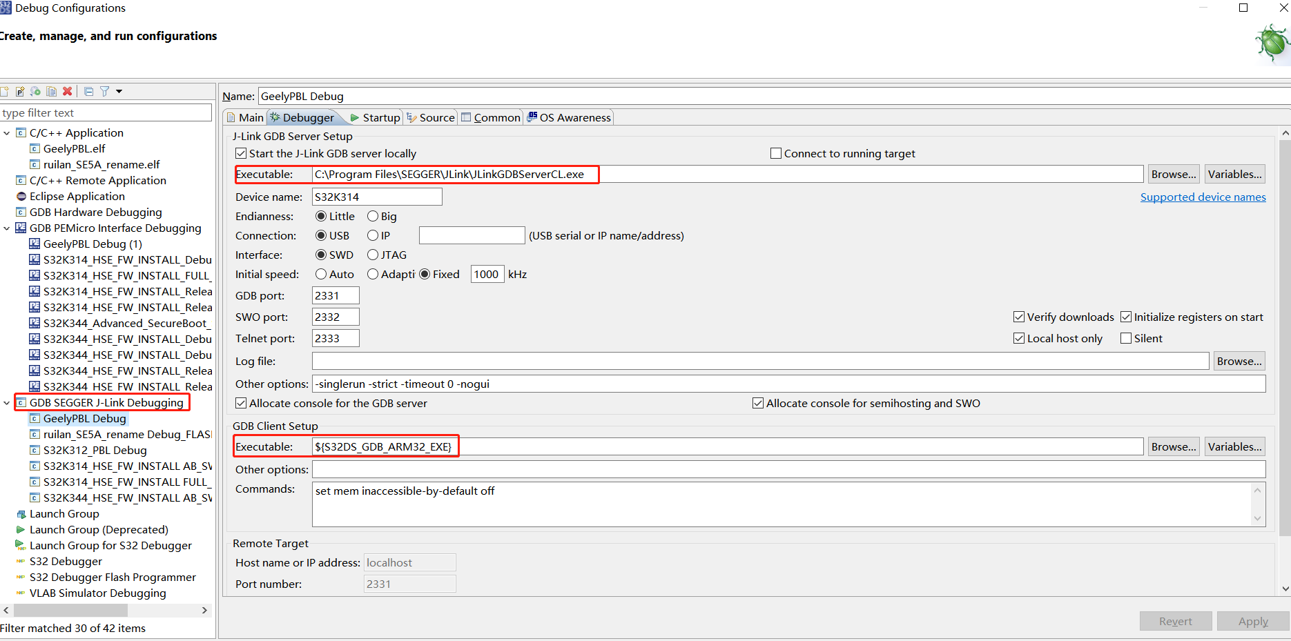 NXPS32K3XX S32DSDebug设置_s32ds debug配置-CSDN博客