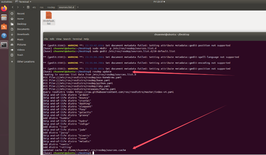 Errno 111] Connection refused＞ (https://raw.githubusercontent.com/ros/rosdistro/master/index-v4 ...