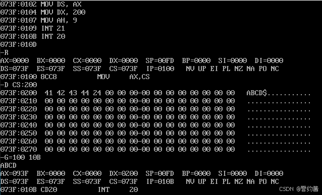 window10下x86汇编，debug调试器基本用法_win10 debug-CSDN博客