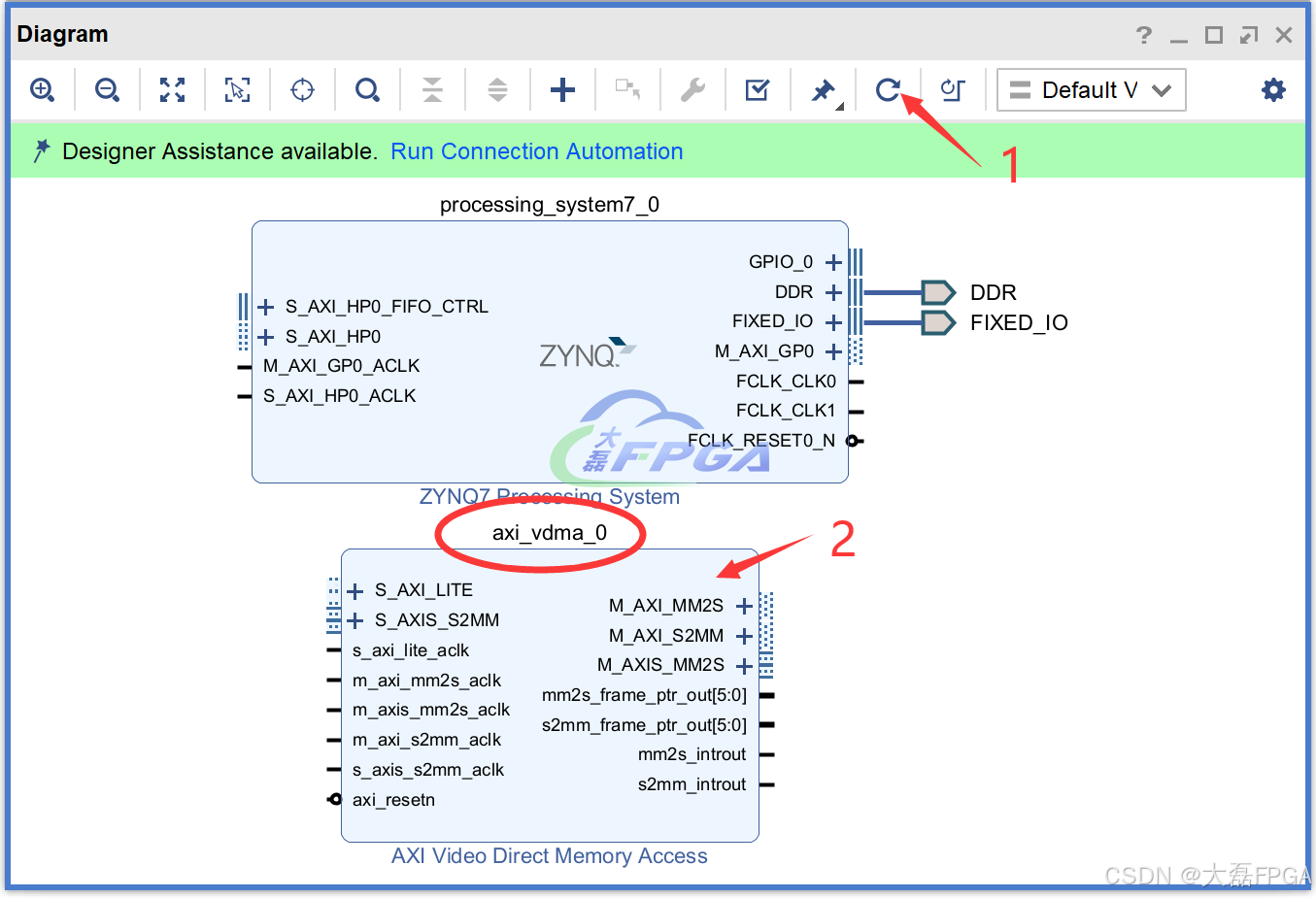 第四章 搭建ZYNQ视频图像处理系统—硬件设计（下）_zynq processing system-CSDN博客