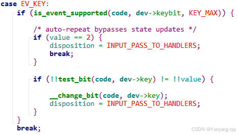 Linux内核中input子系统中的按键EV_KEY事件无法连续上报同一个值的原因_linux input按键无法重复上报-CSDN博客