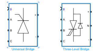 Simulink常用模块之电力电子笔记（二）：主电路部分_simulink universal bridge-CSDN博客