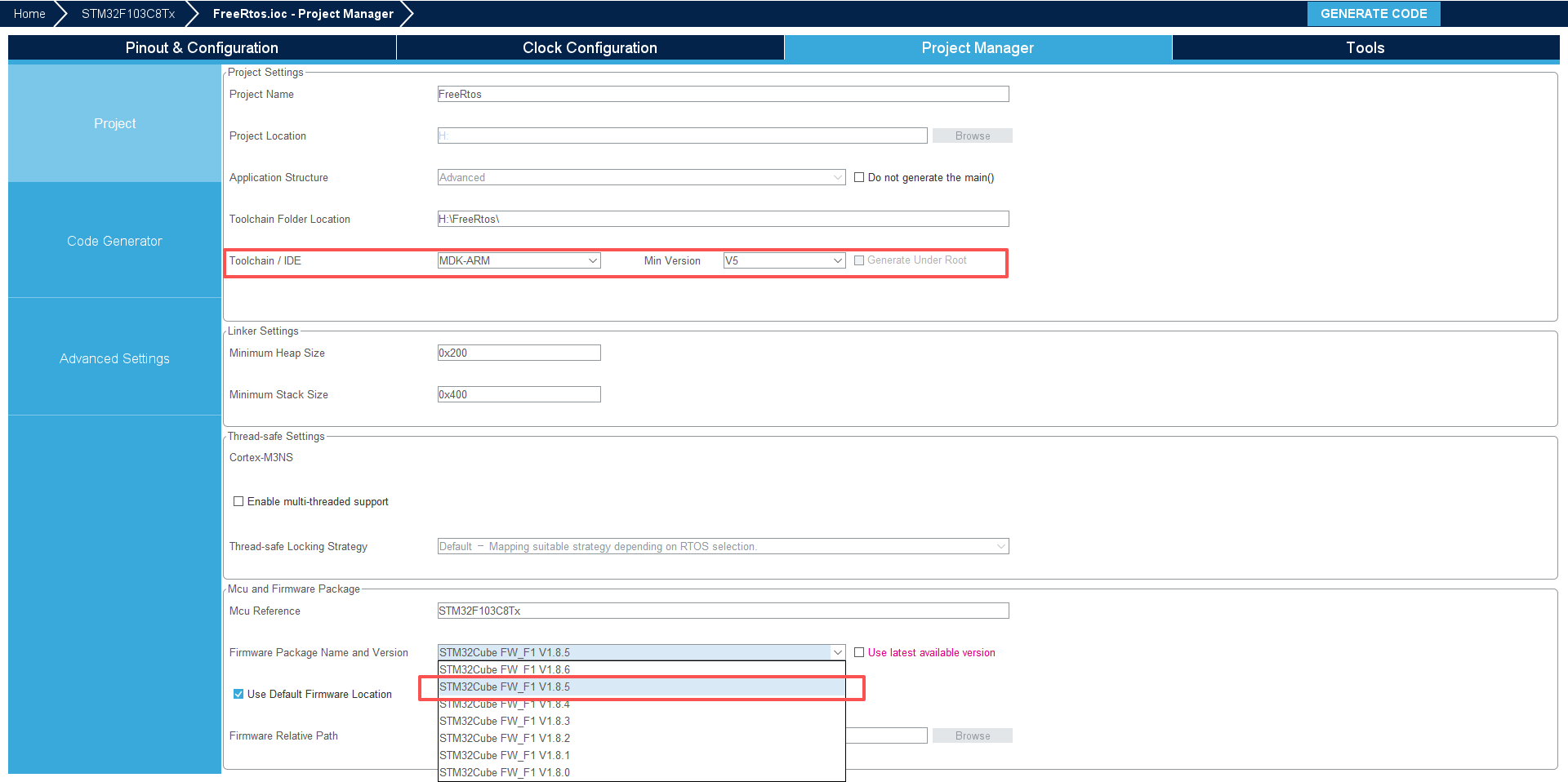 第六篇、STM32CubeMX移植FreeRTOS及API介绍-CSDN博客