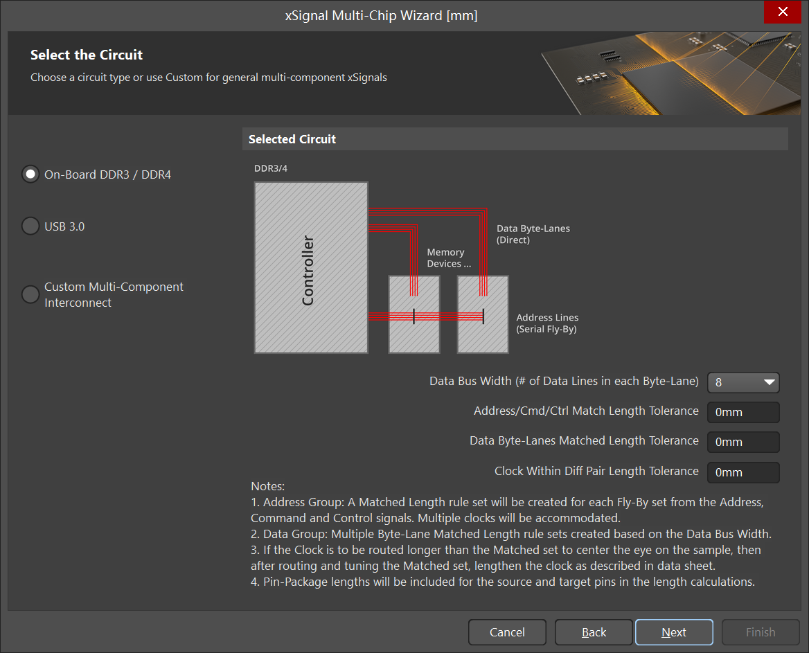ZYNQ系列PS侧和PL侧DDR3或DDR4在AD(Altium Designer 25)中的layout布线规则约束_ddr4设计 ...