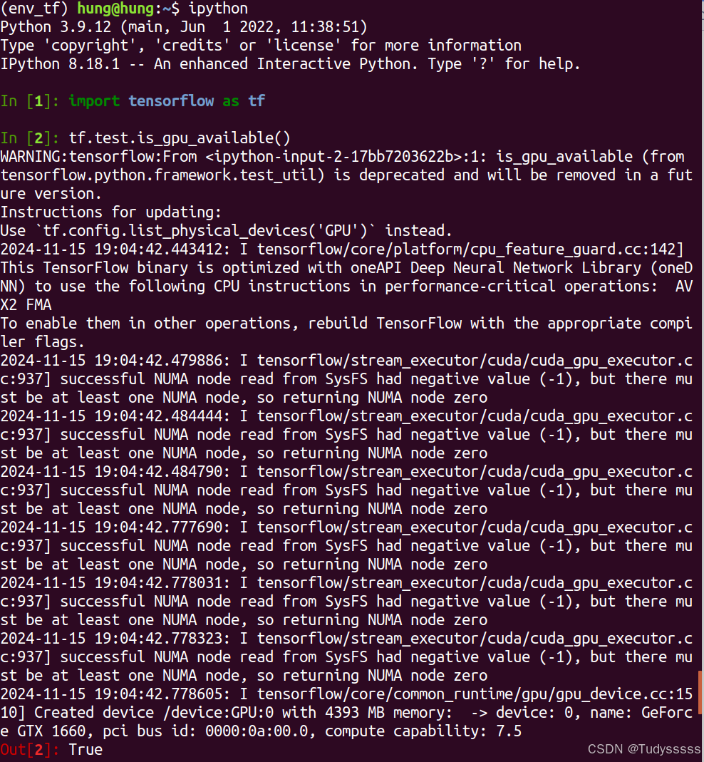 在Anaconda（python3.9.12）搭建Tensorflow2.6.0和PyTorch1.10.1的GPU版本环境_python3.9对应的anaconda版本-CSDN博客