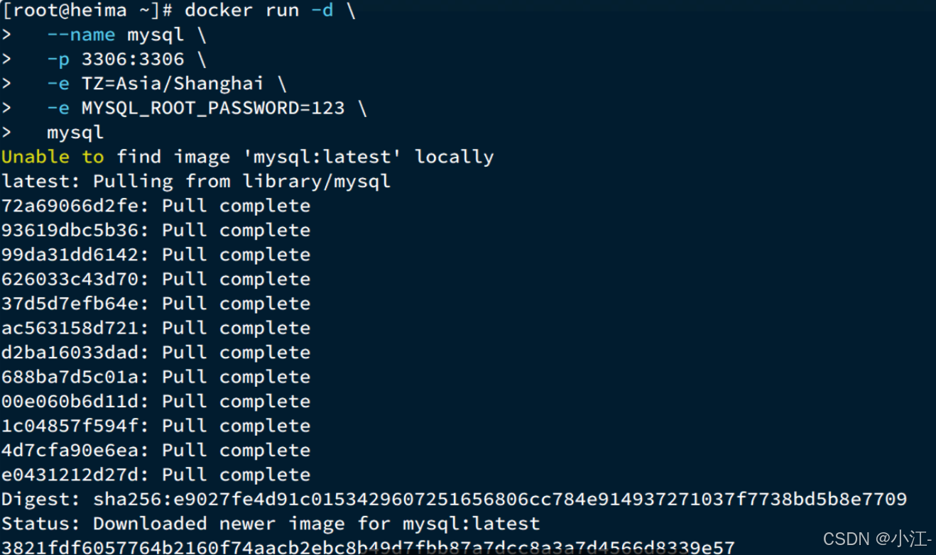 使用docker安装MySQL_docker mysql client-CSDN博客