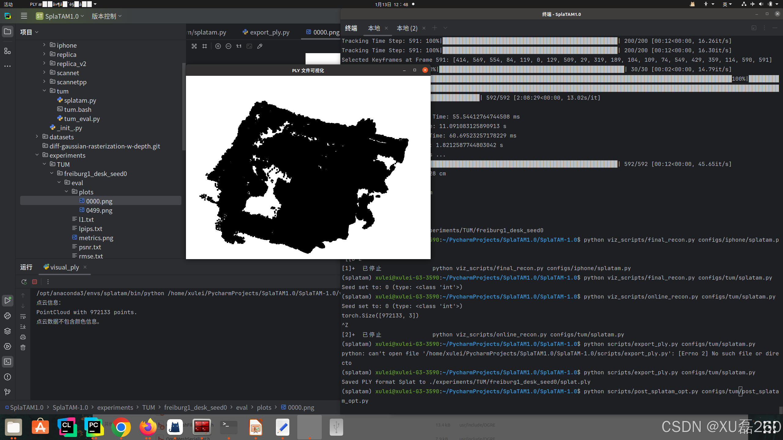 SplaTAM: Splat, Track & Map 3D Gaussians for Dense RGB-D SLAM，项目运行及代码更正。_splatam代码-CSDN博客