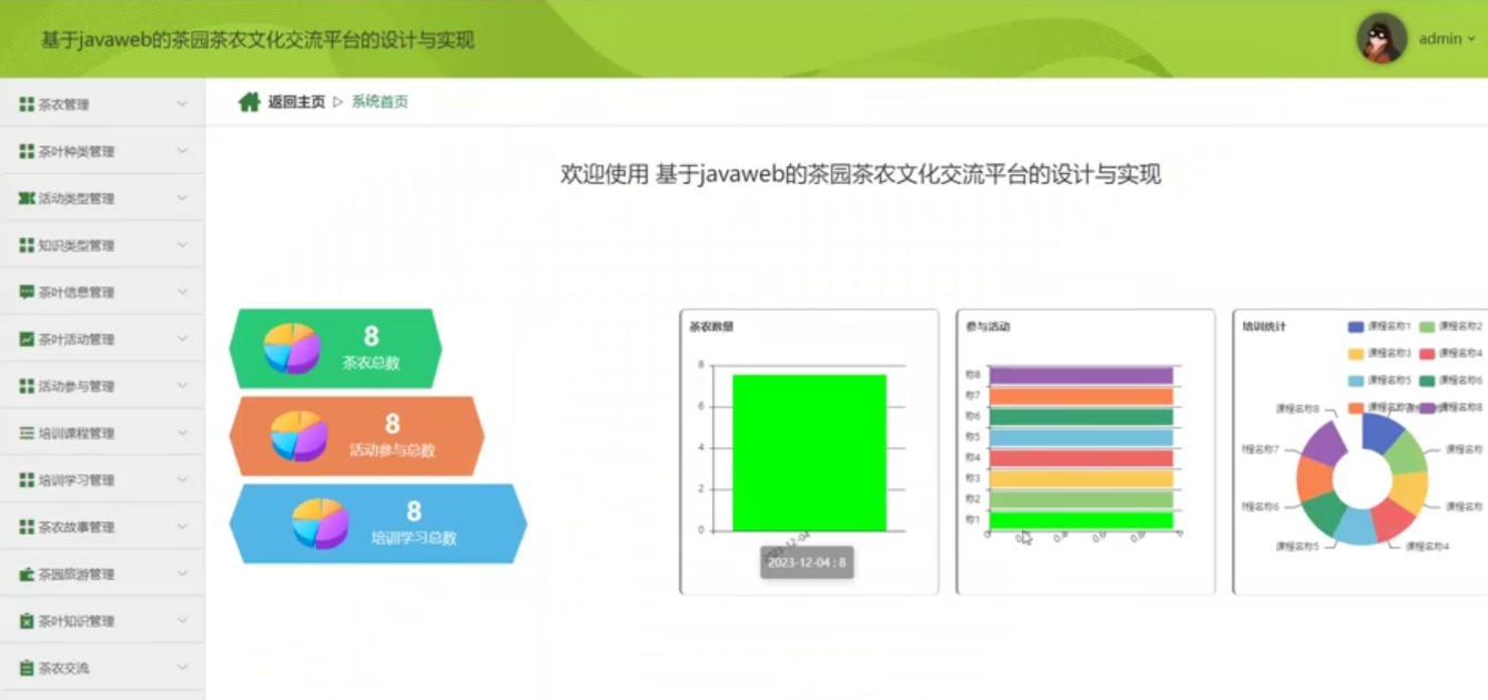 基于数据可视化大屏springbootvue的茶叶交流与茶园文化共享平台设计和实现源码论文部署讲解等茶叶数据可视化平台设计 Csdn博客