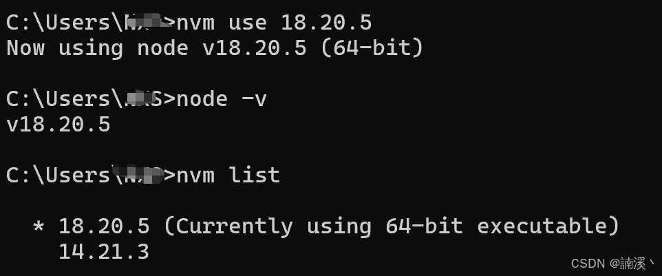 使用nvm切换Node版本_将本地安装的node22改为node18-CSDN博客