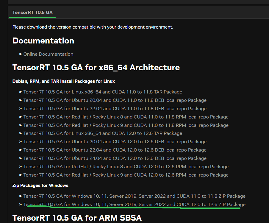 win11配置的python使用的Tensorrt_tensorrt10.5.0.18-CSDN博客