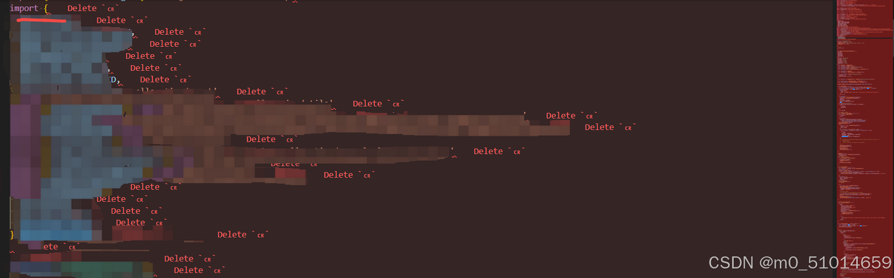 windows中vscode使用Eslint时在拉去代码出现Delete`CR`时如何解决？只需要一招就解决。_vscode delete cr-CSDN博客
