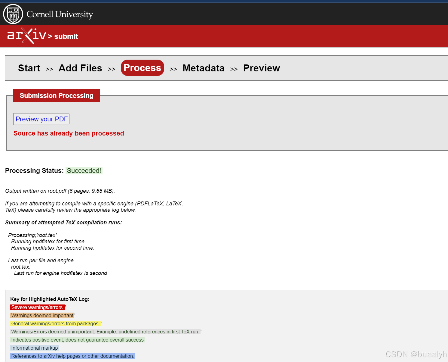 arXiv投稿，报错无.bbl文件_your submission contained main.bib and main.tex fi-CSDN博客
