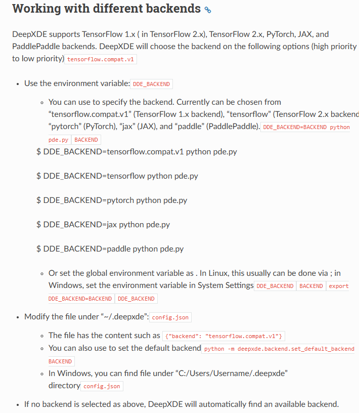 小白tensorflow后端的DeepXDE遇到的问题记录_deepxde安装配置和tensorflow-CSDN博客