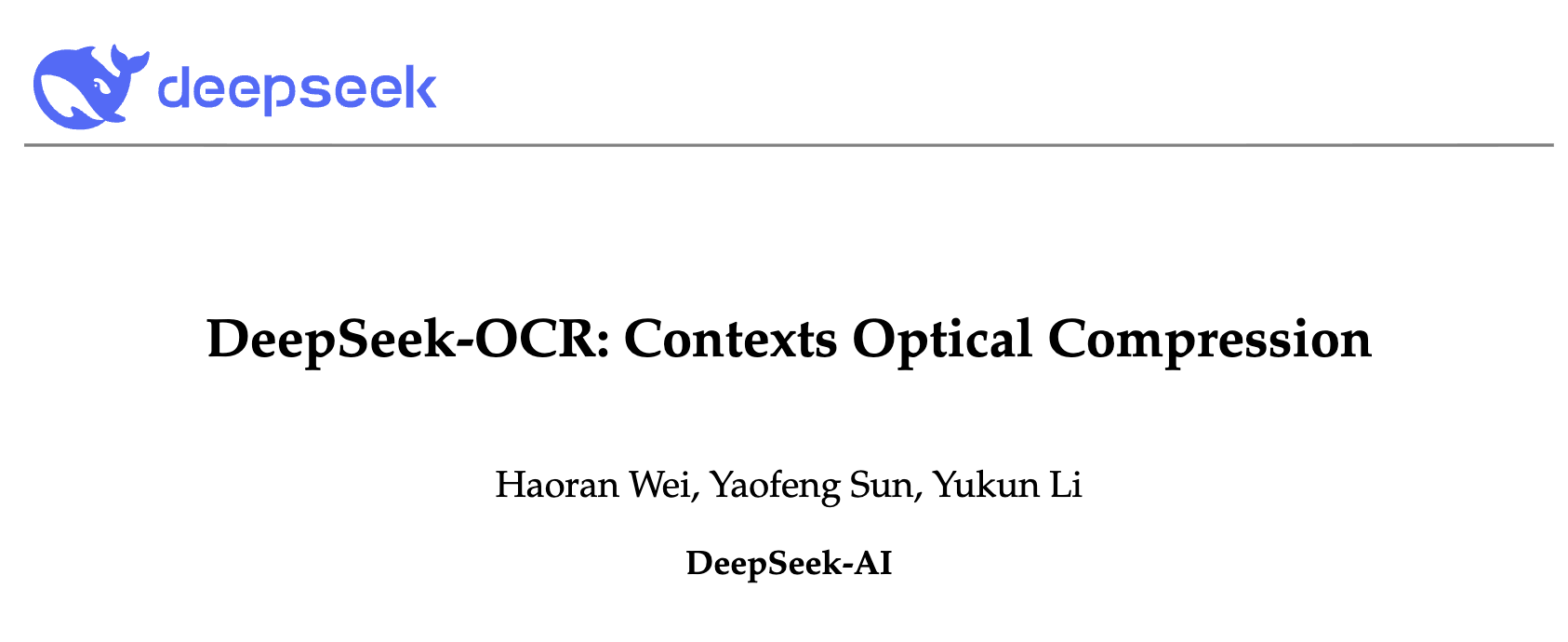 【技术报告解读】DeepSeek-OCR: Contexts Optical Compression-CSDN博客