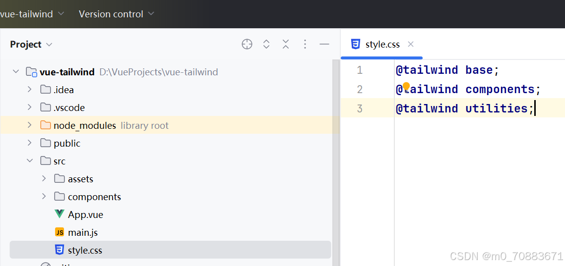 Vue3vue2整合tailwindcss详细教程vue安装tailwindcss Csdn博客