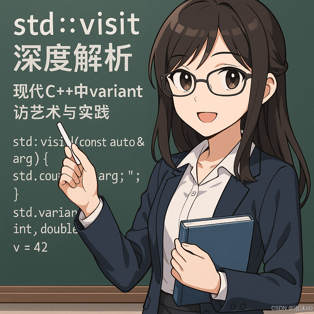 std::visit深度解析：现代C++中variant访问的艺术与实践-CSDN博客