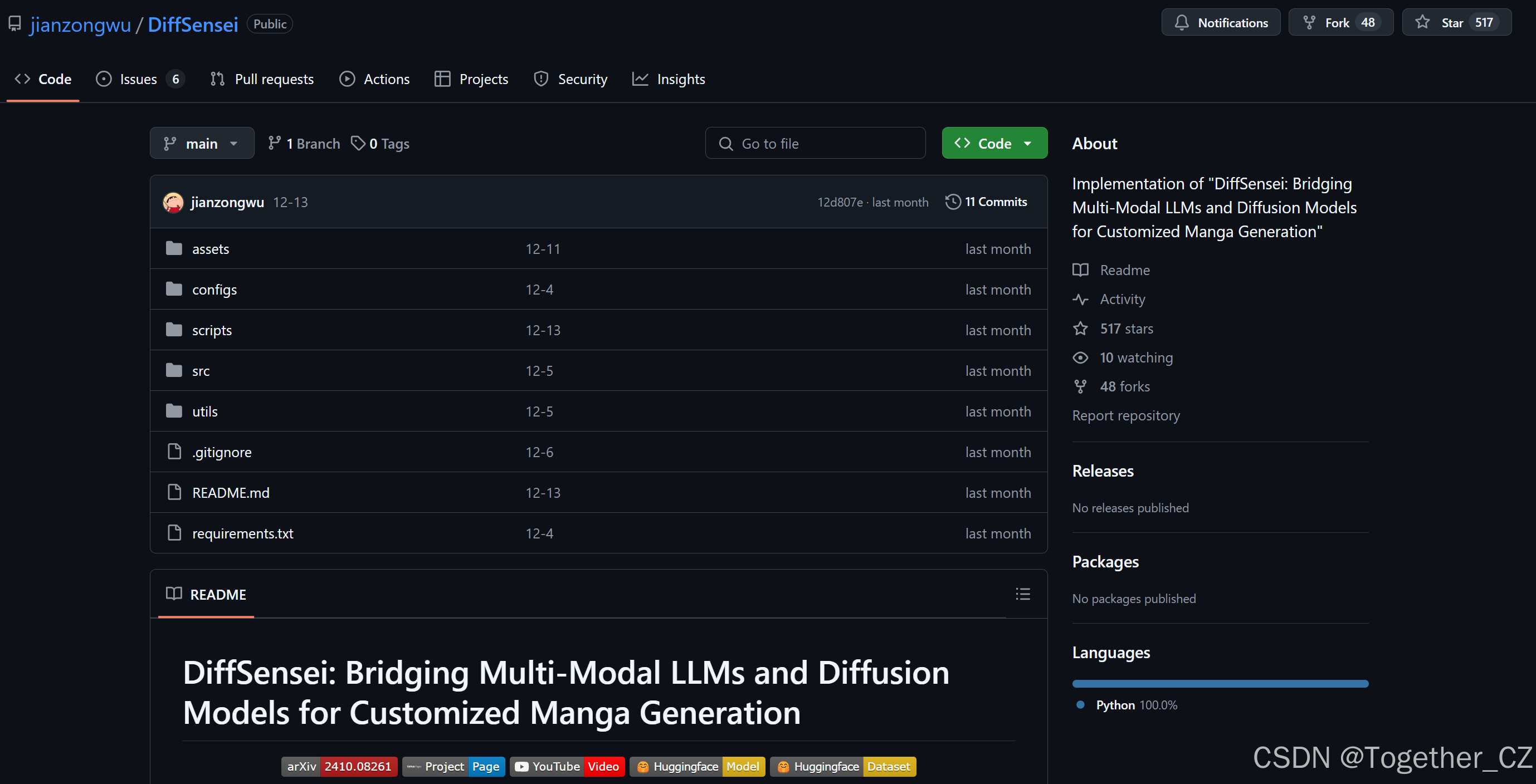 DiffSensei: Bridging Multi-Modal LLMs and Diffusion Modelsfor Customized Manga Generation定制化漫画生成 ...