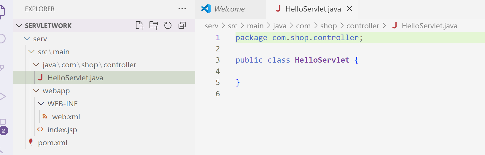 Vscode Maven项目中实践servlet的使用_vscode创建servlet-CSDN博客