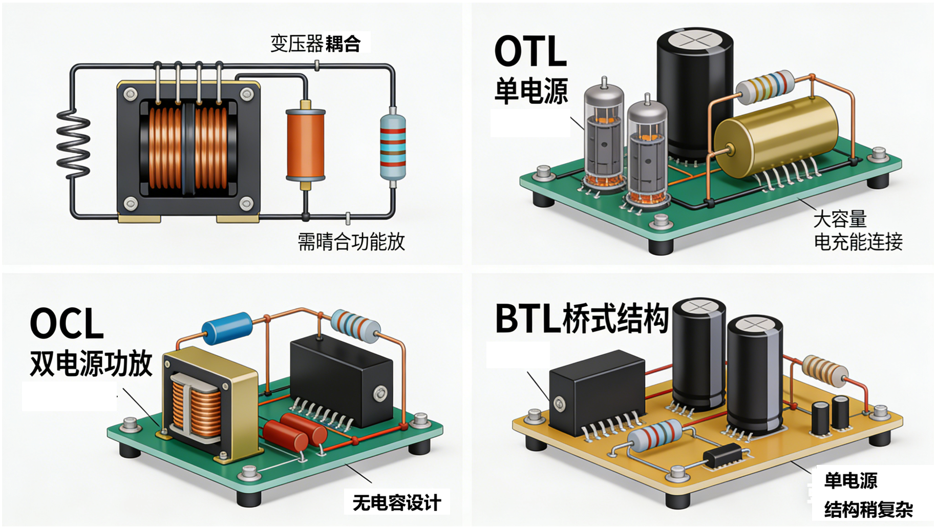 模电基础：功率放大电路_ocl电路-CSDN博客