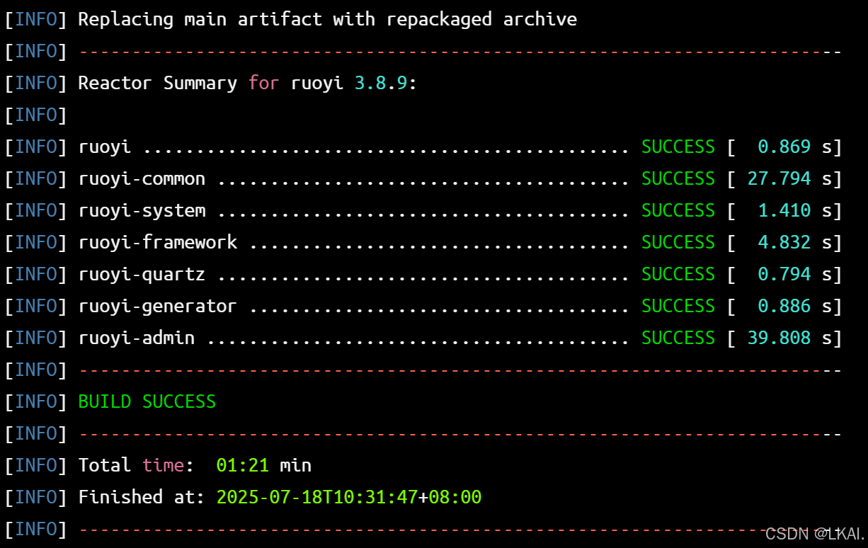 部署（RuoYi-Vue）前后端分离_ruoyi-vue部署-CSDN博客