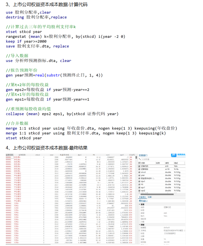 上市公司权益资本成本数据-MPEG模型（2001-2024年）数据格式：面板数据，excel、dta、dofile-CSDN博客