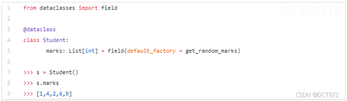 dataclass.Feild函数的使用_dataclass field-CSDN博客